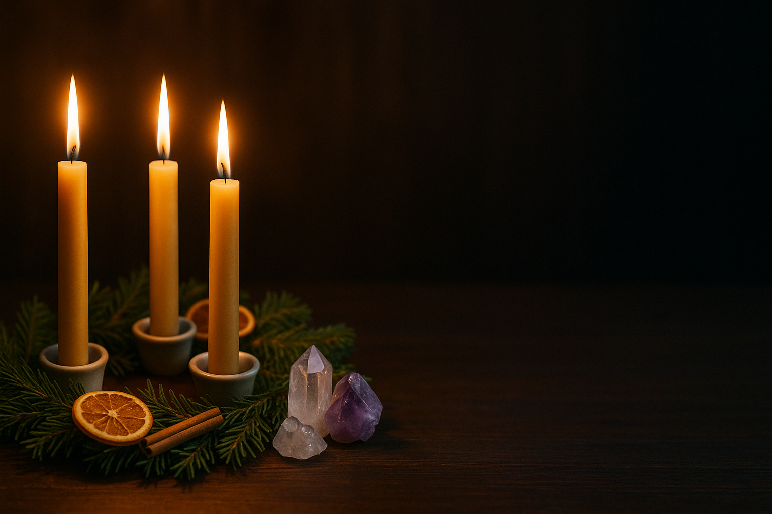 Winter Solstice Ceremony: 7 Crystals & Candles to Welcome the Light ...